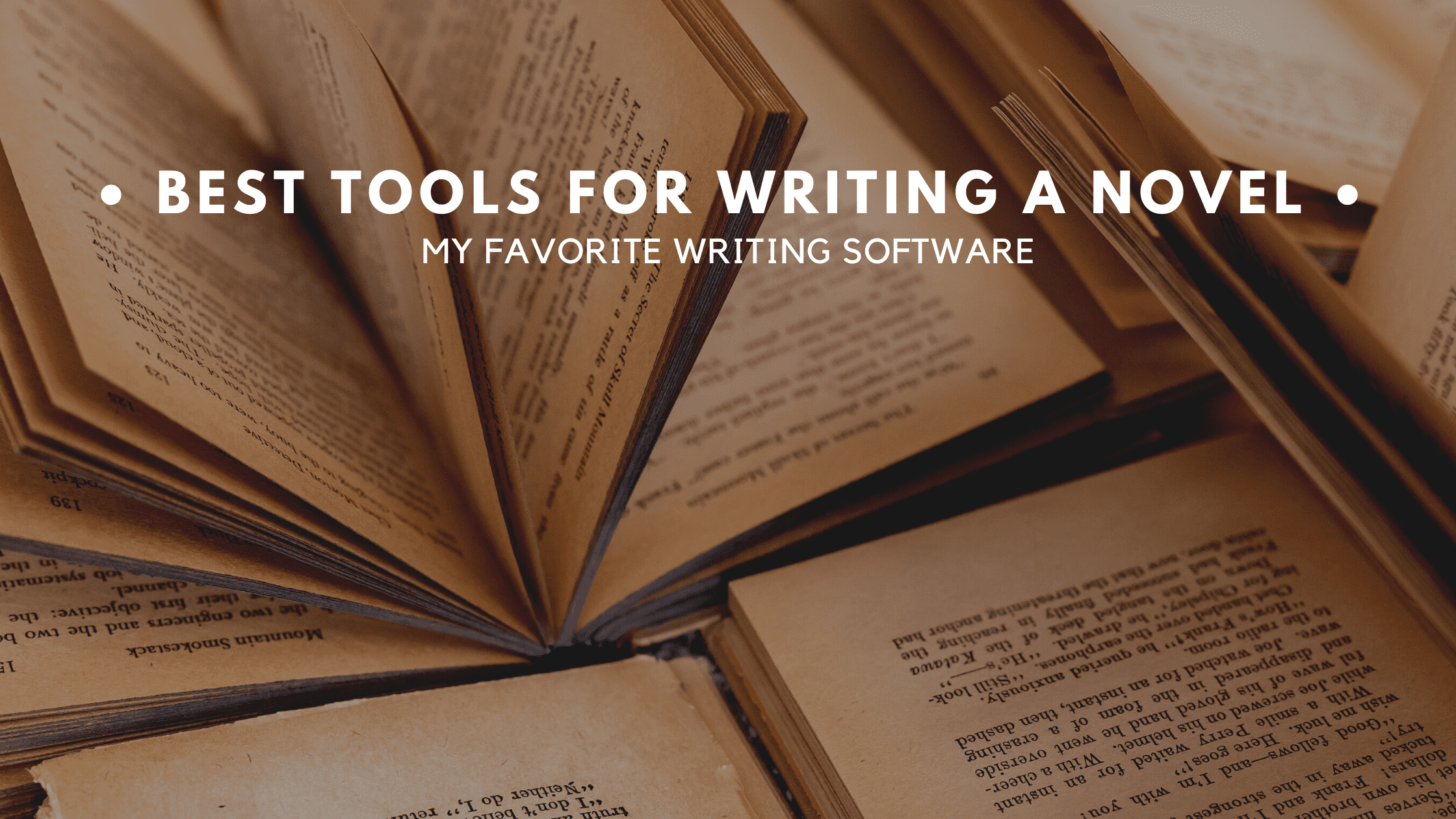 Best Tools for Writing a Novel - Jessica Salina